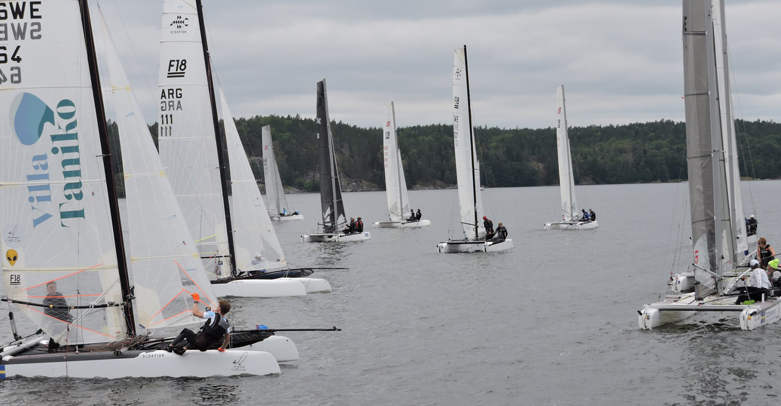 SM-guld till KSSS-seglare i F18 - KSSS