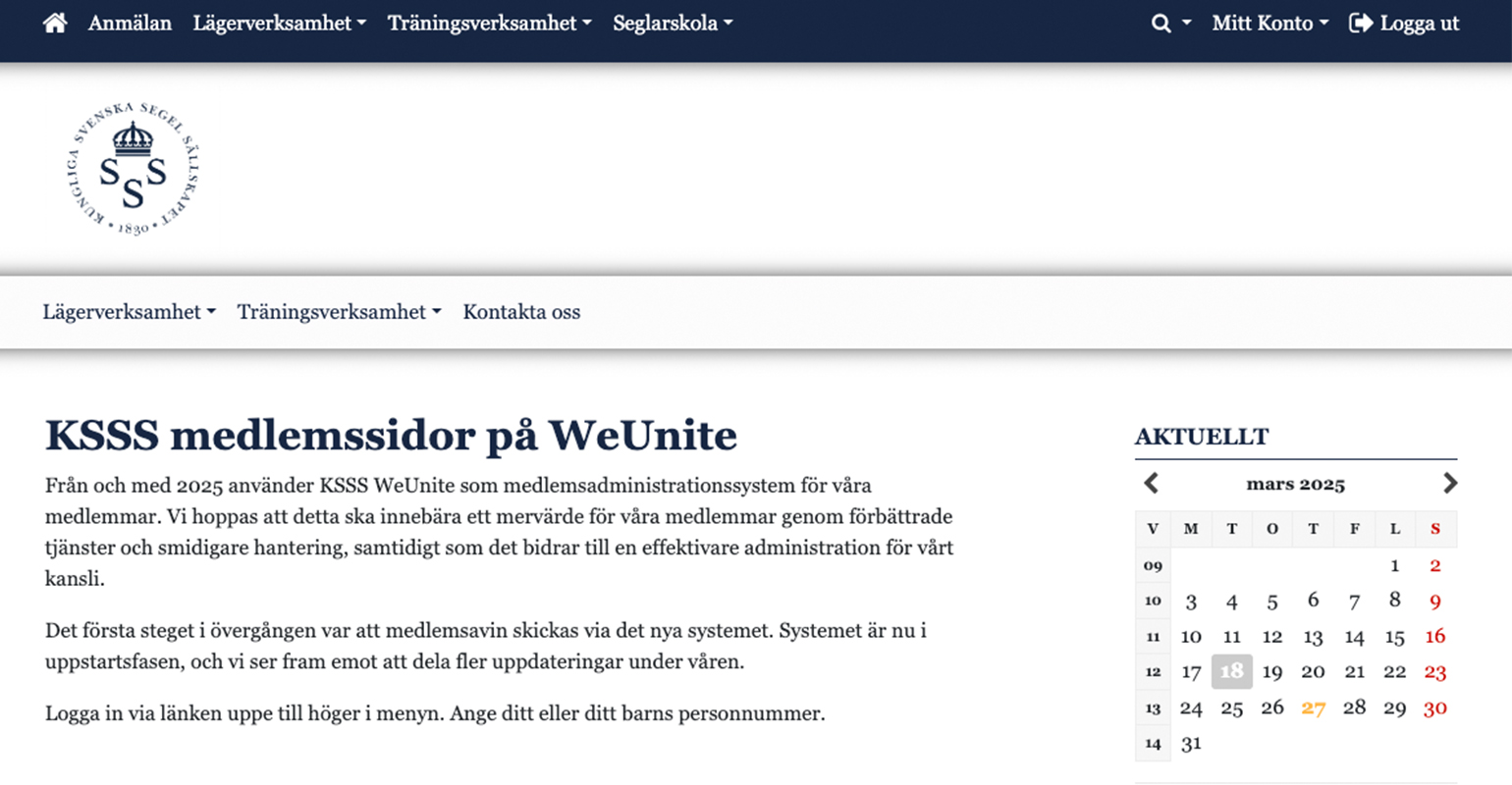 Logga in på Mina sidor första gången - KSSS