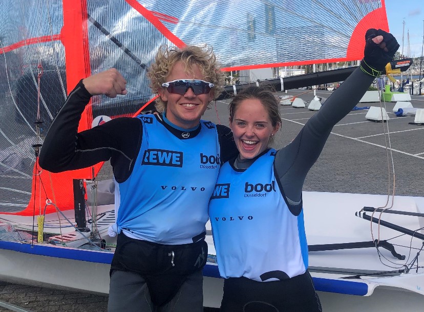 Bra placeringar för KSSS seglarna i 29er och ILCA 6 på Kieler Woche - KSSS